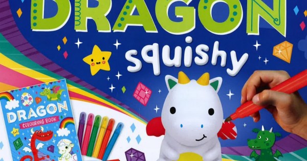 Colour Your Own Dragon Squishy